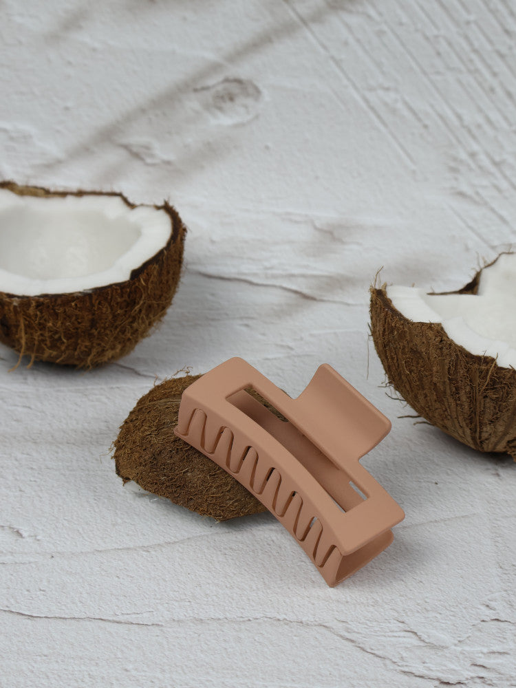 Claw Clip - Elongated Rectangle - Clay – Nakoa The Label