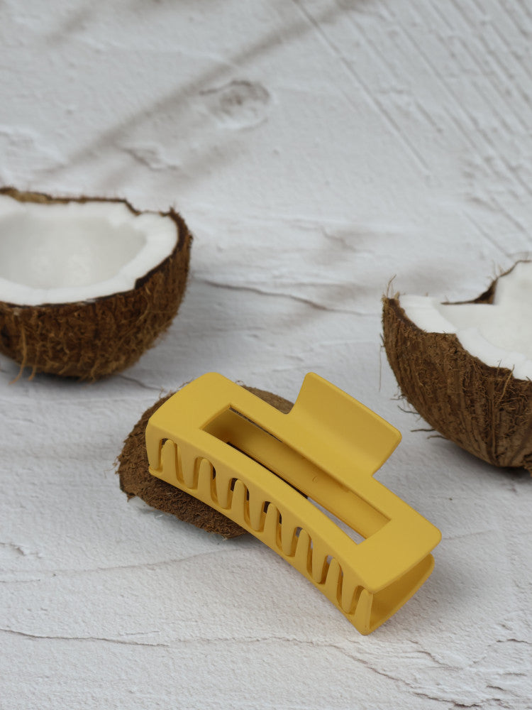 Claw Clip - Medium Elongated Rectangle - Pineapple – Nakoa The Label