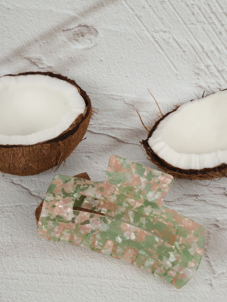 Claw Clip - Jumbo Elongated Rectangle - Apple – Nakoa The Label