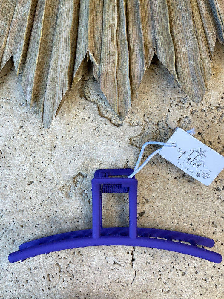 Claw Clip Metal - Purple - Classic Curve – Nakoa The Label